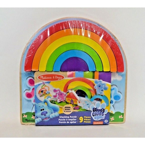 Melissa & Doug | Toys | Melissa Doug Blues Clues You Wooden Rainbow ...